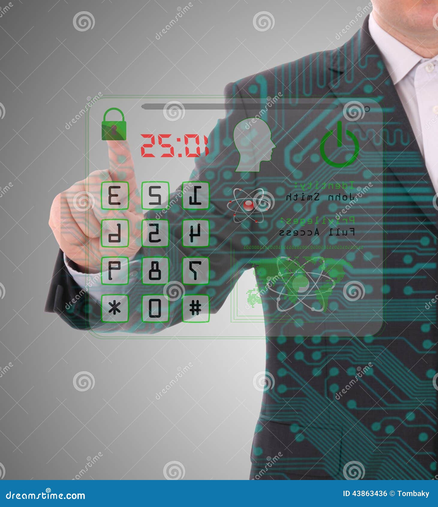 Security and Protection Code . Stock Photo - Image of bank, blue: 43863436