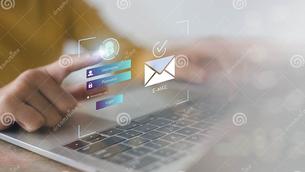 Security Protection Email from Spam Virus for Notification on Internet ...