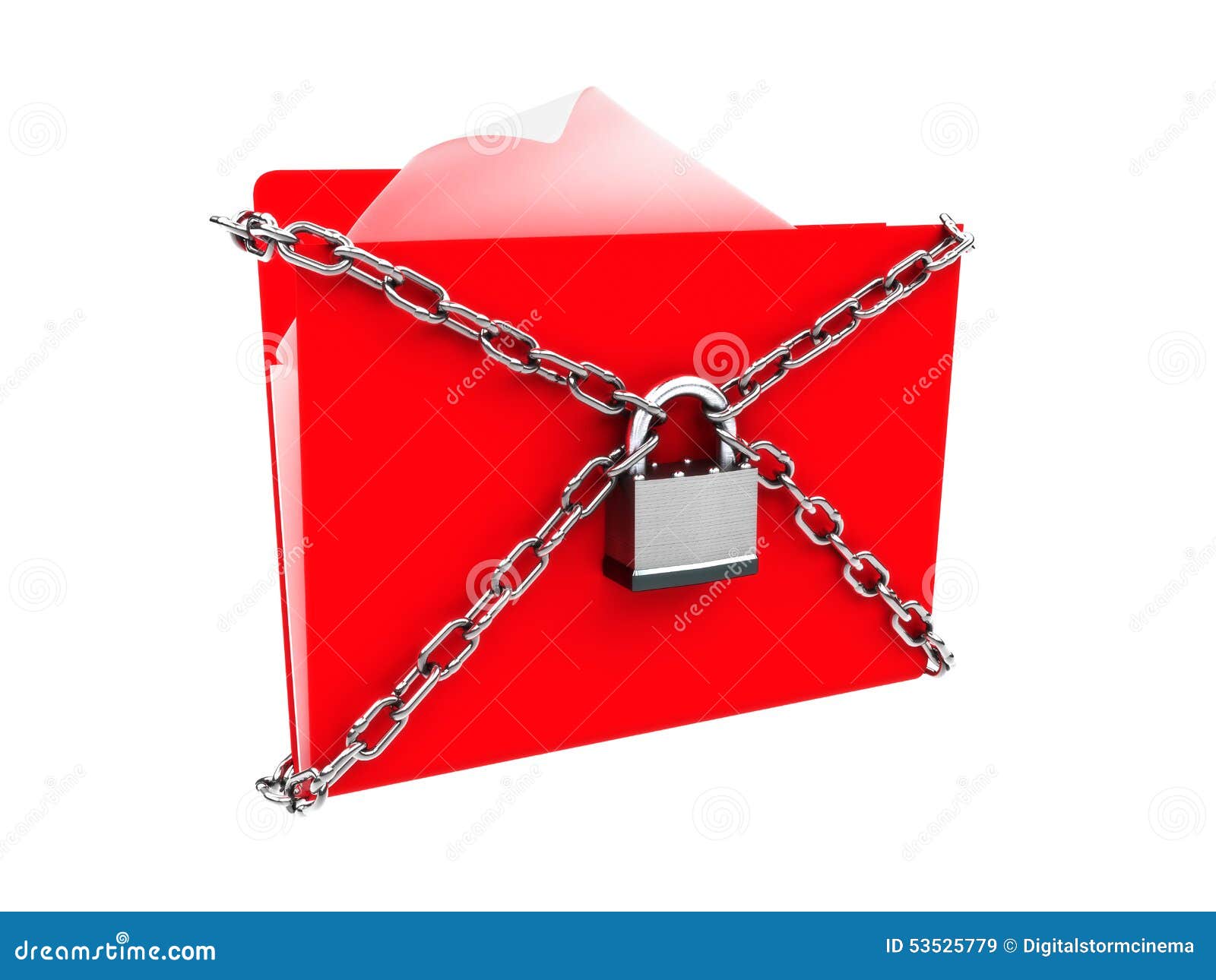Security Protection of Files, or Confidential Files Concept Stock ...