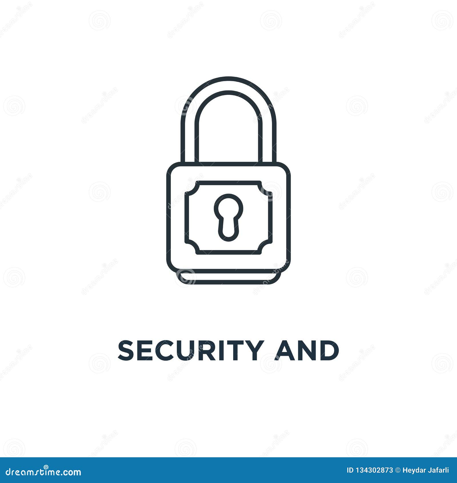 Security and Protection Icon. Secure Browsing Concept Symbol Des Stock ...