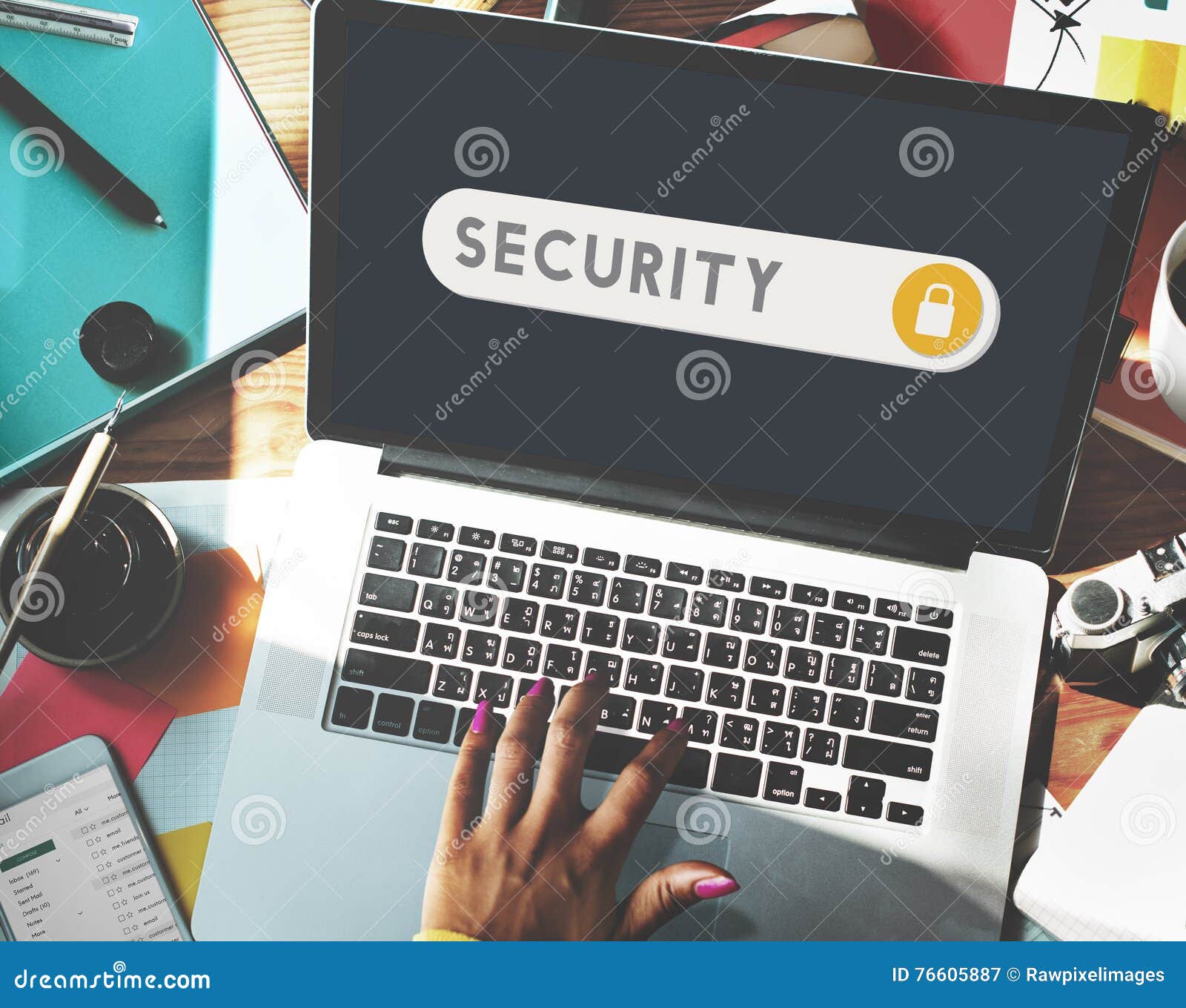 Security Protection Safety Privacy Concept Stock Image - Image of ...