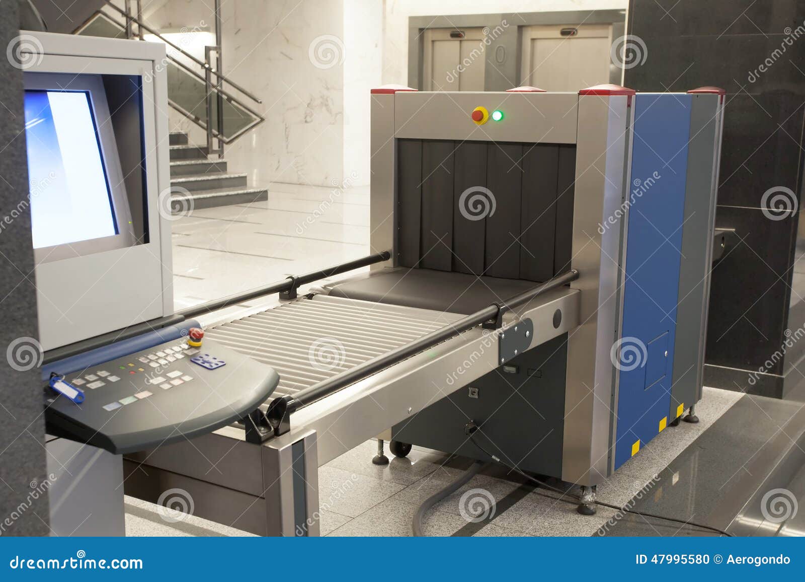 Security x ray machine stock photo. Image of indoors - 47995580