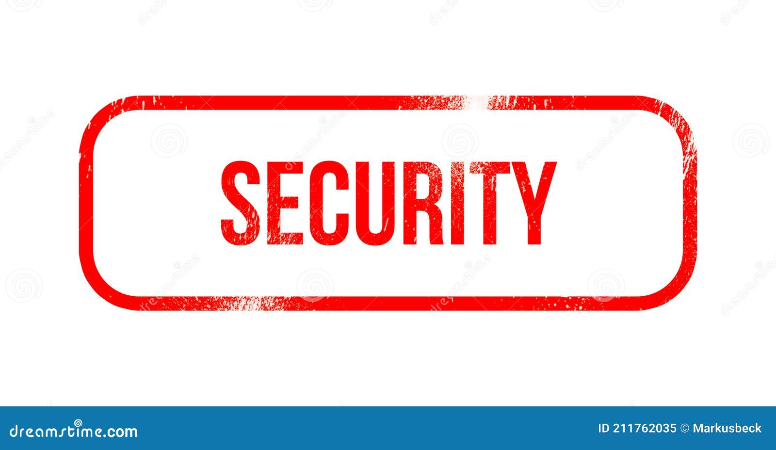 Security - Red Grunge Rubber, Stamp Stock Illustration - Illustration ...