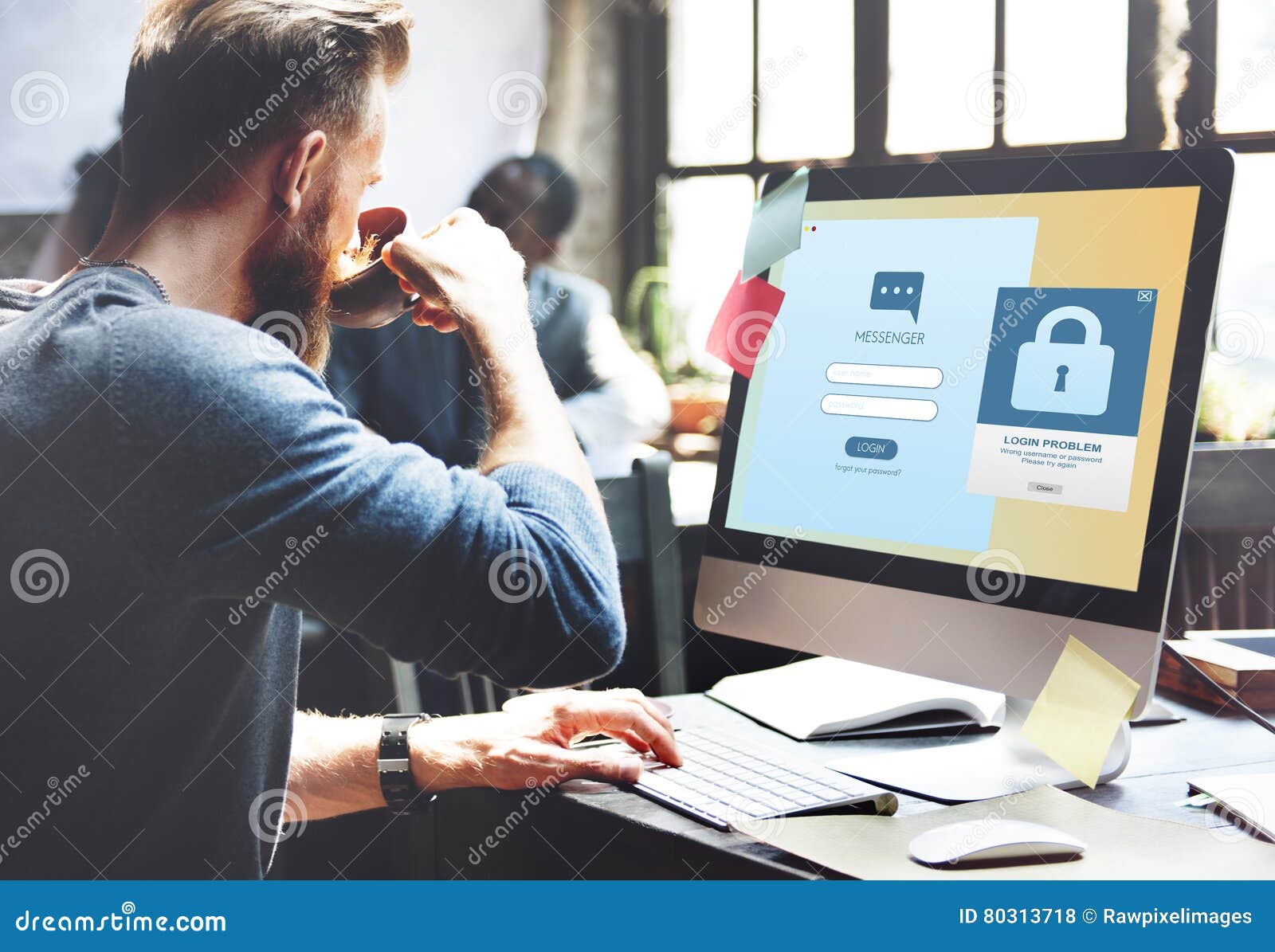 Security Register Account Apply Concept Stock Photo - Image of name ...