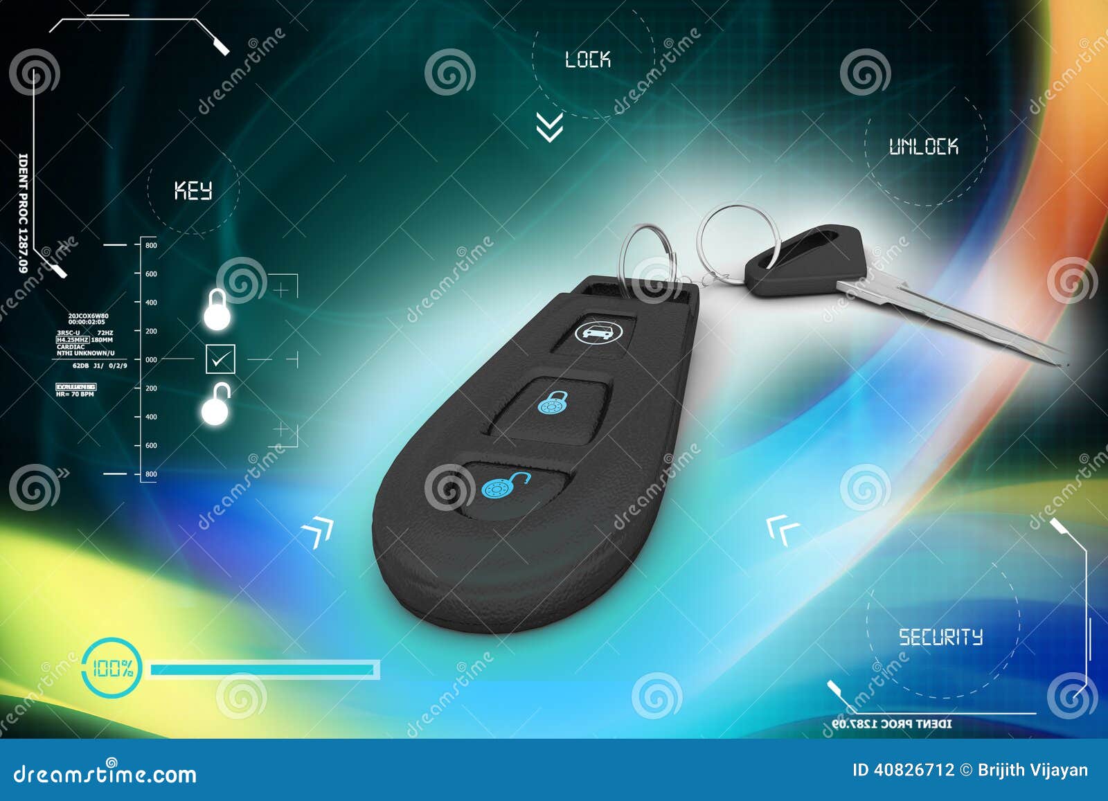 Security Remote Control for Your Car Stock Illustration - Illustration ... Security Remote Control for Your Car Stock Illustration - Illustration ...