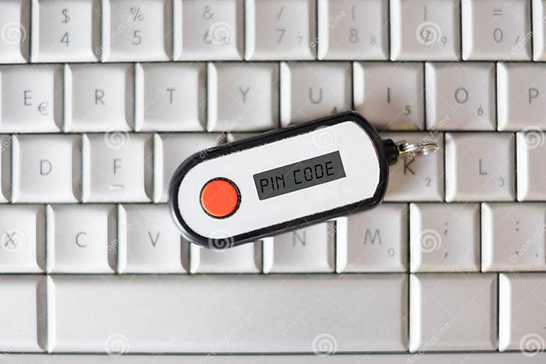 Security Rsa Banking Token and Computer Stock Image - Image of hacking ...