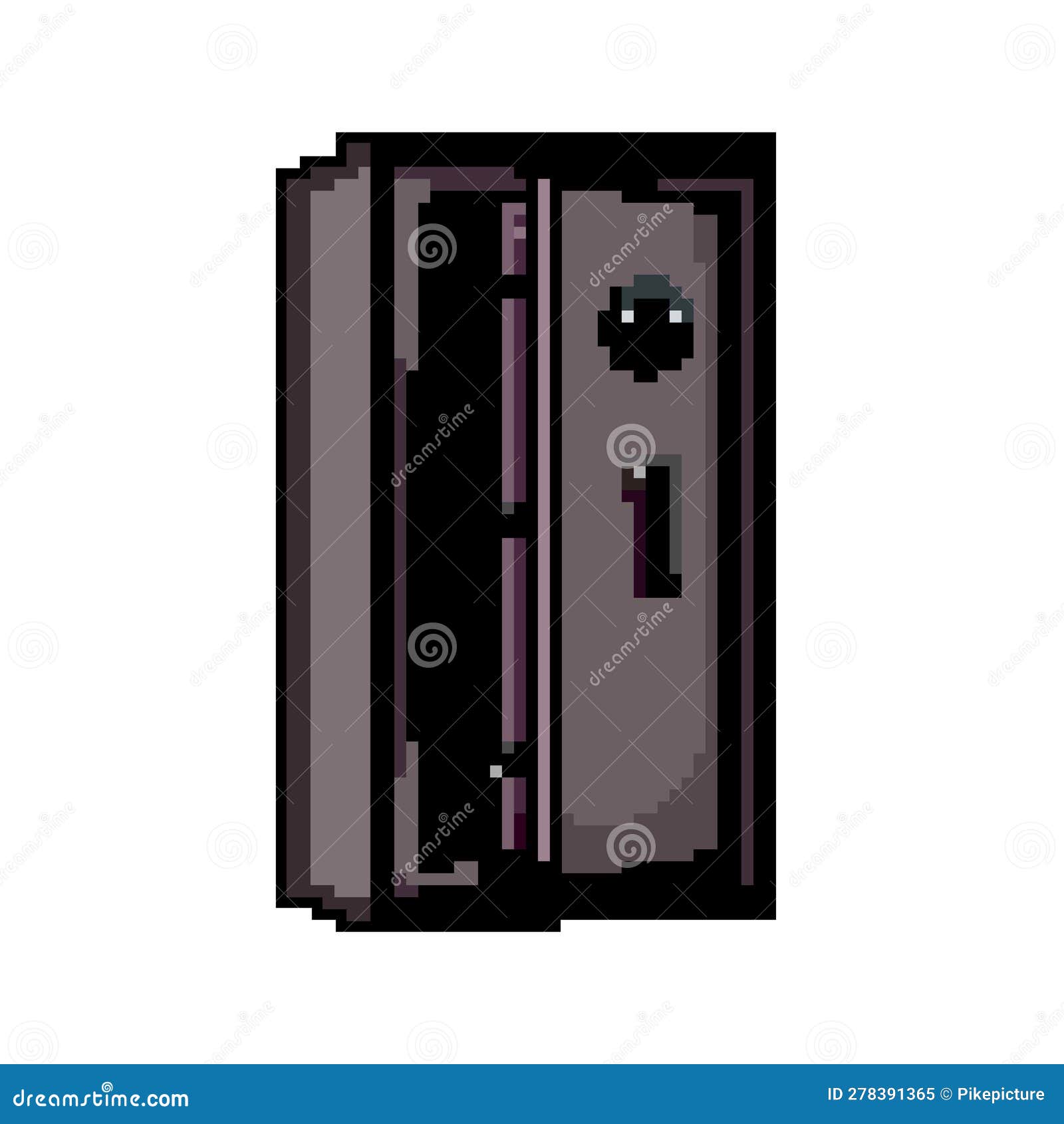 Security Safe Game Pixel Art Vector Illustration Stock Vector ...