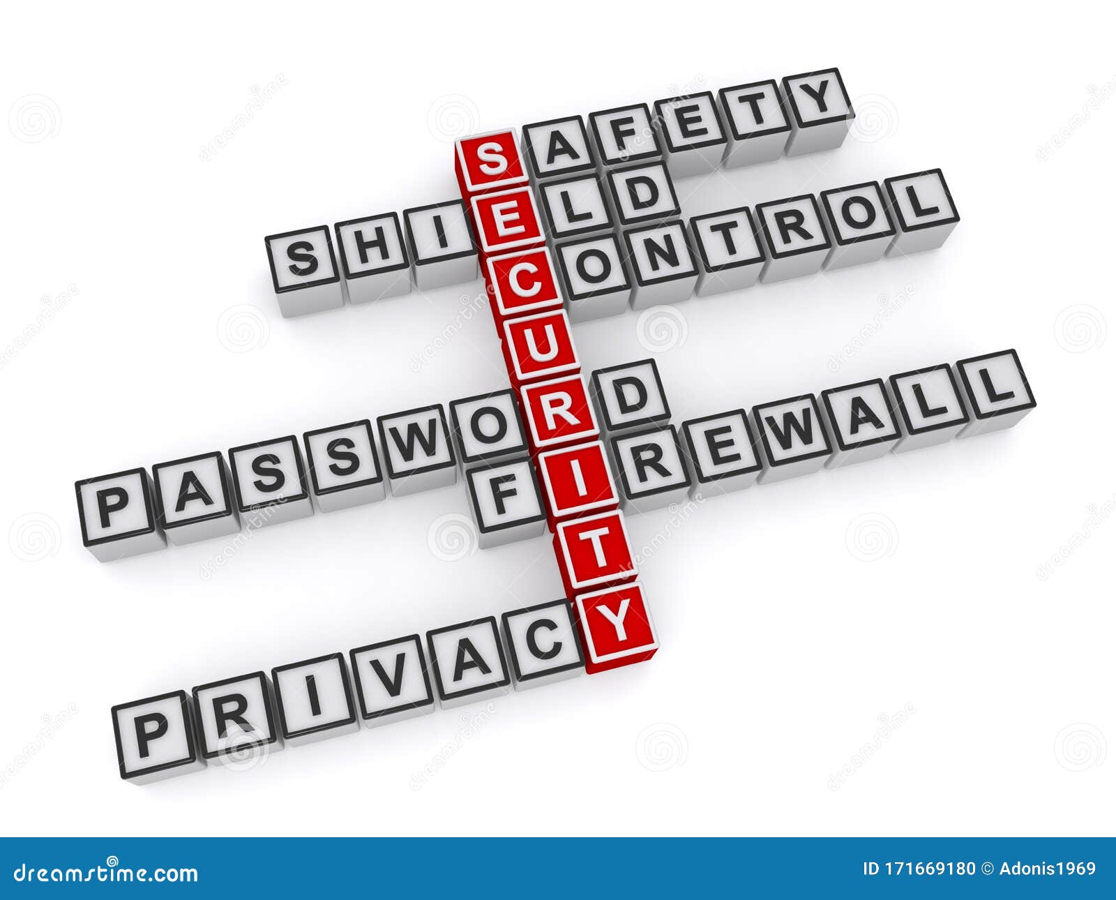 Security Safety Shield Control Password Firewall Privacy Stock ...