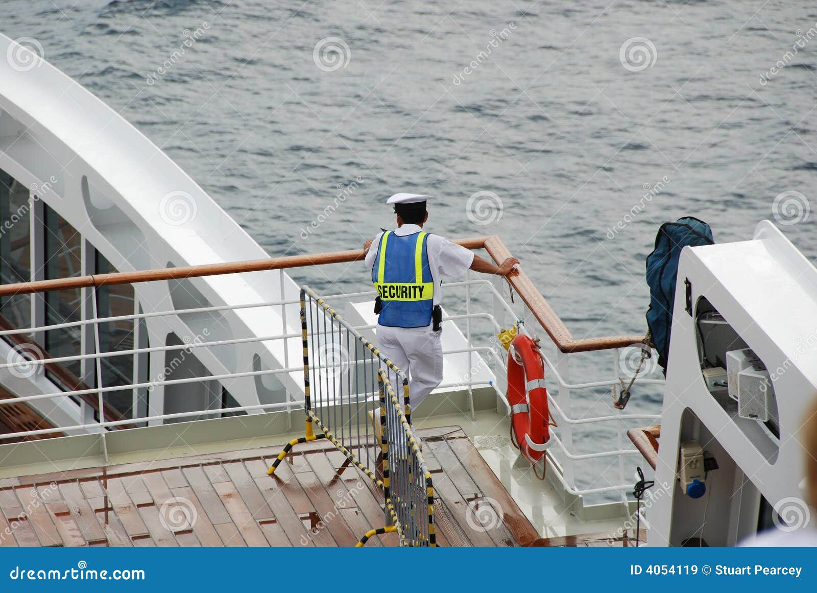 Security at sea stock image. Image of deck, mary, lifebelt - 4054119