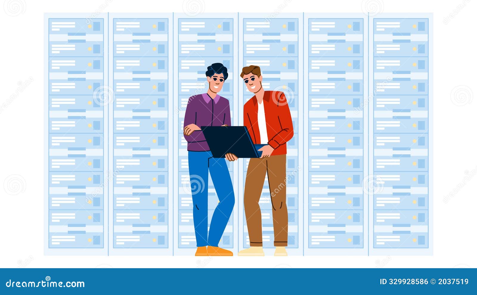 Patching Software Blue Gradient Concept Icon Cartoon Vector ...