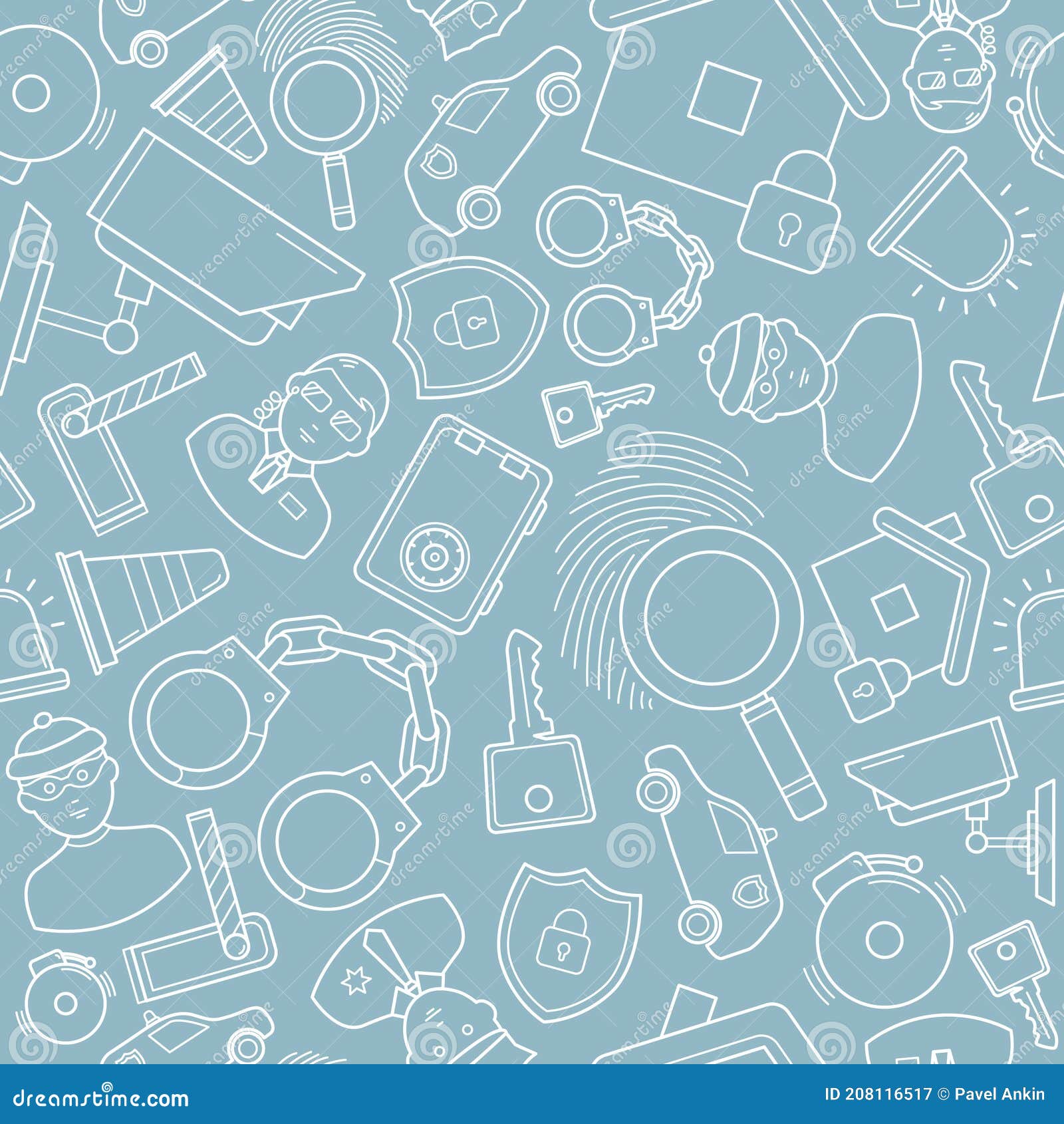 Security Services Background 01-02 Stock Vector - Illustration of ...