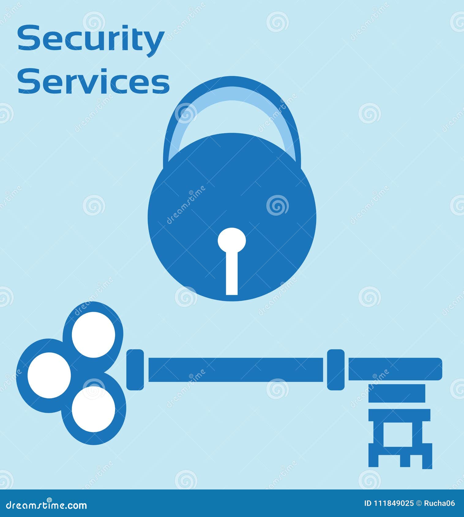 Security Services for Home and Offices Stock Vector - Illustration of ...