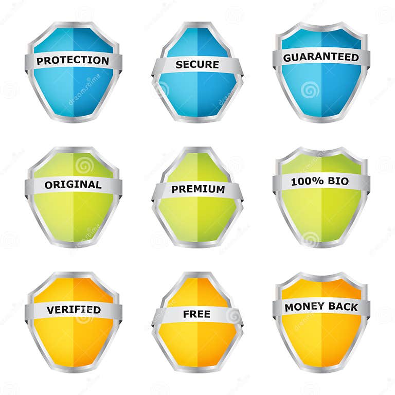 Security shield stock vector. Illustration of glass, business - 26699253