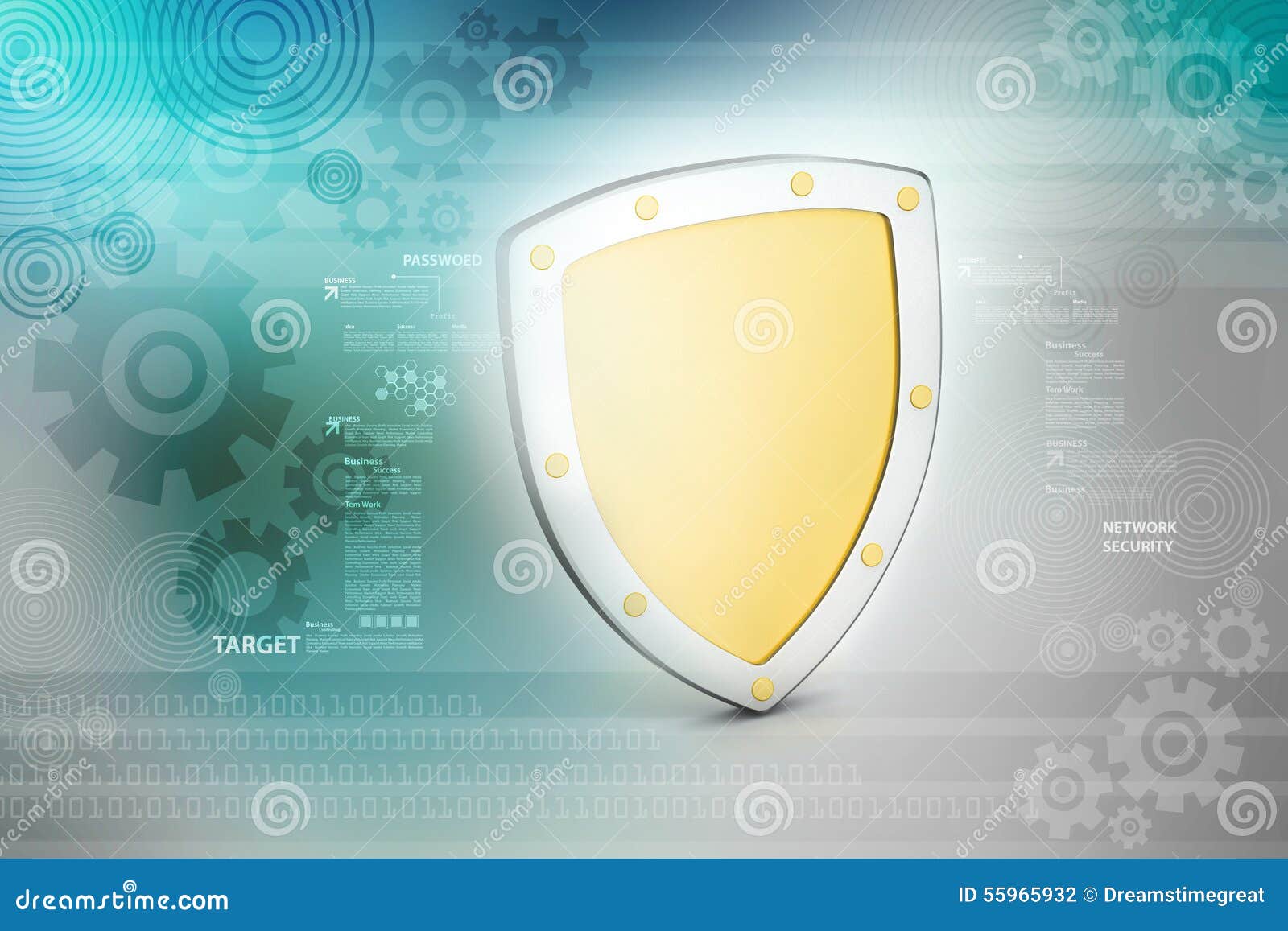 Security shield stock illustration. Illustration of blue - 55965932