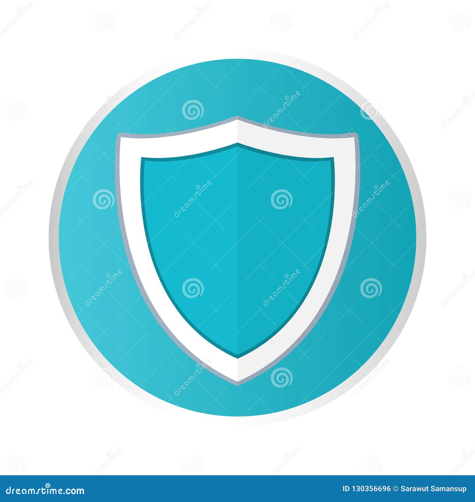 Security Shield Guard App Vector Stock Vector - Illustration of ...