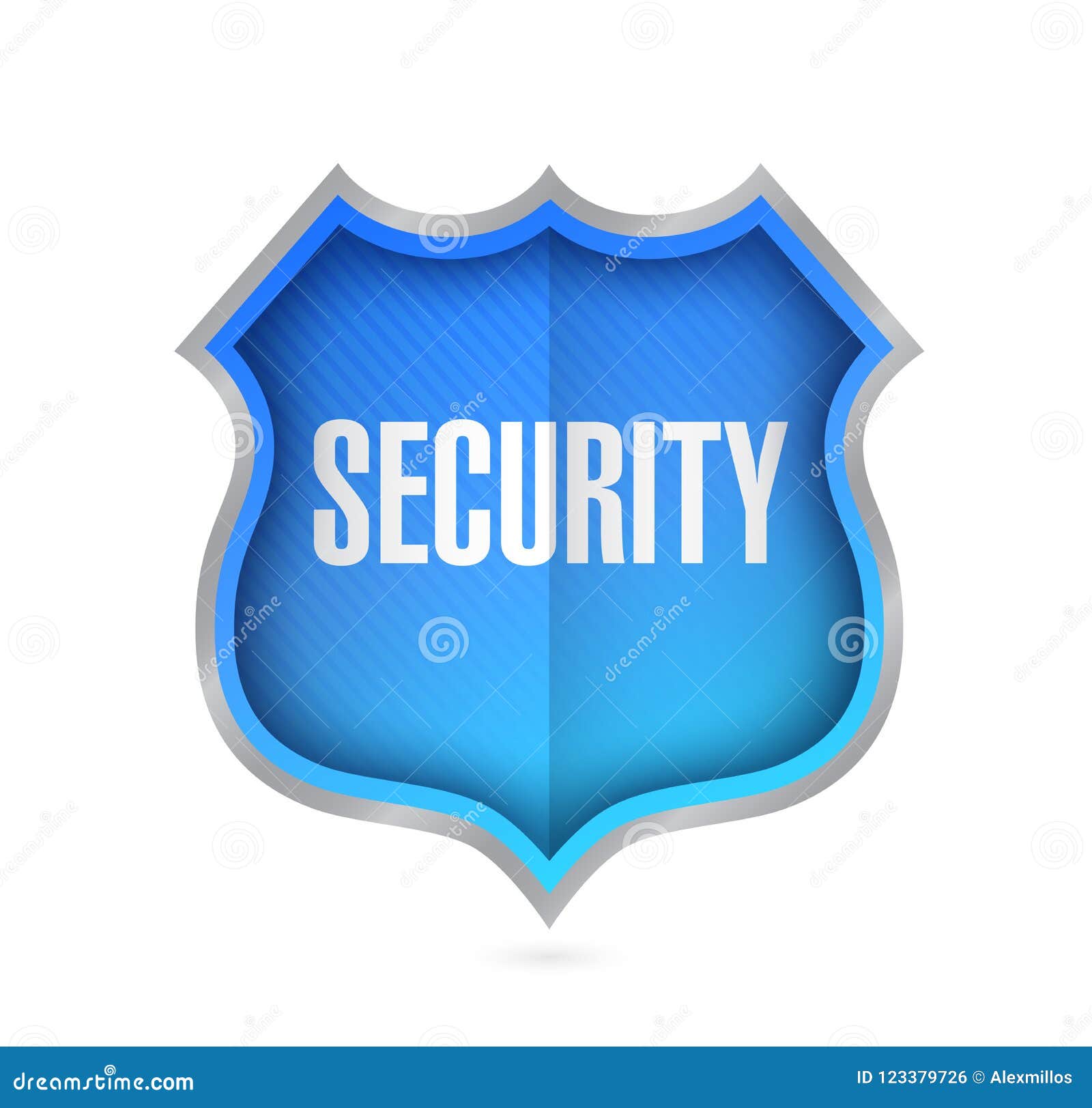 Security Shield Illustration Isolated Stock Illustration - Illustration ...