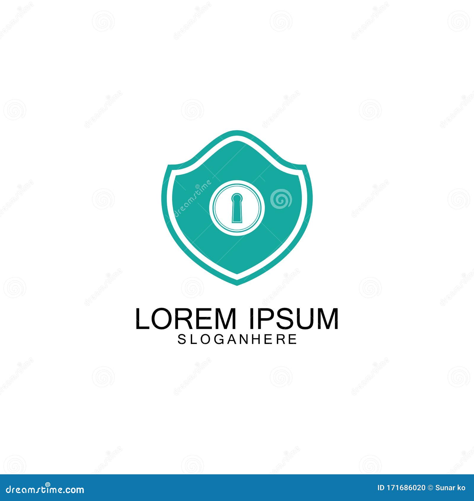 Security Shield Logo Vector Icon Design Template Stock Vector ...