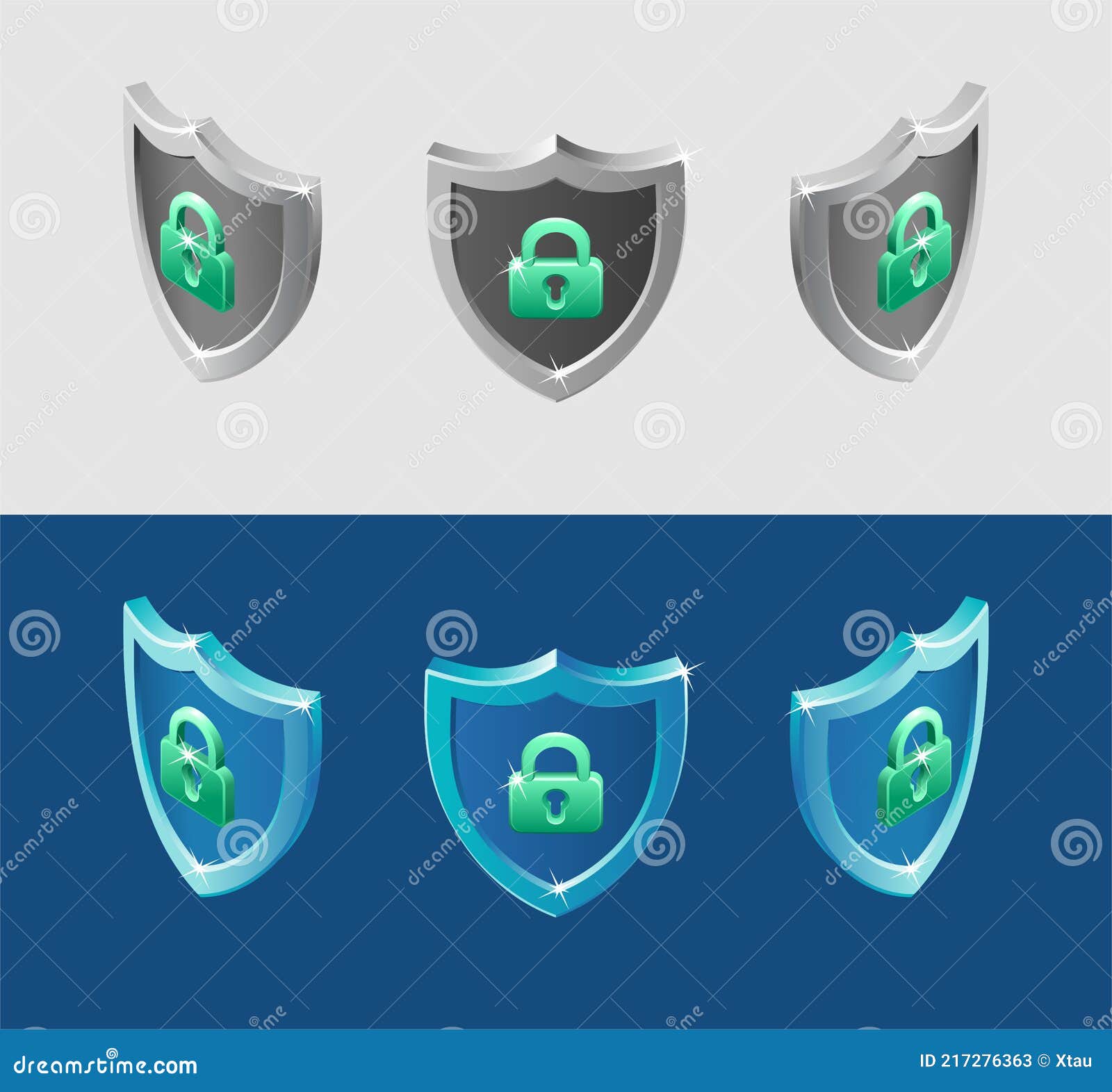 Security Shield stock vector. Illustration of safeguard - 217276363