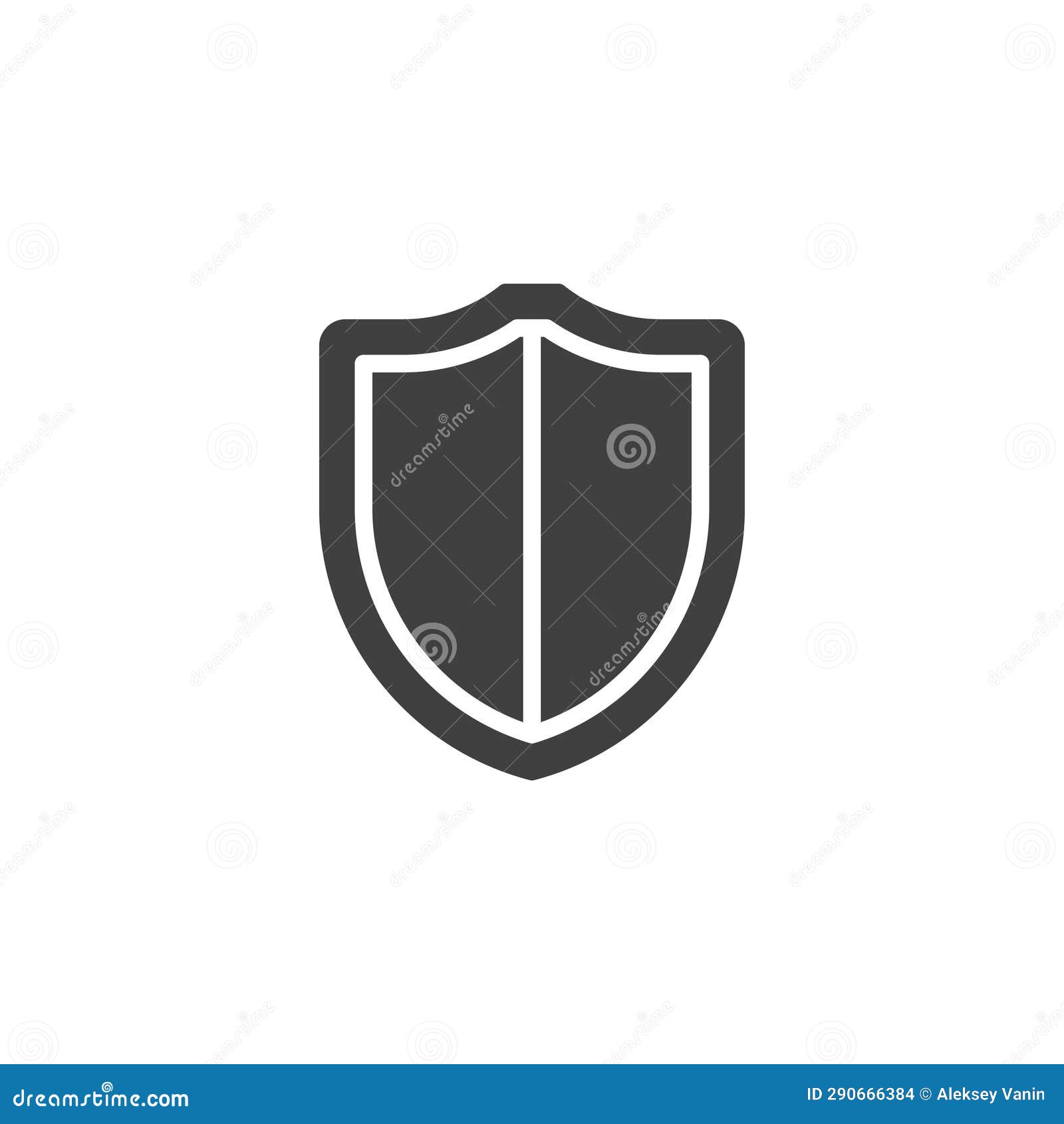 Security Shield Vector Icon Stock Vector - Illustration of safety ...