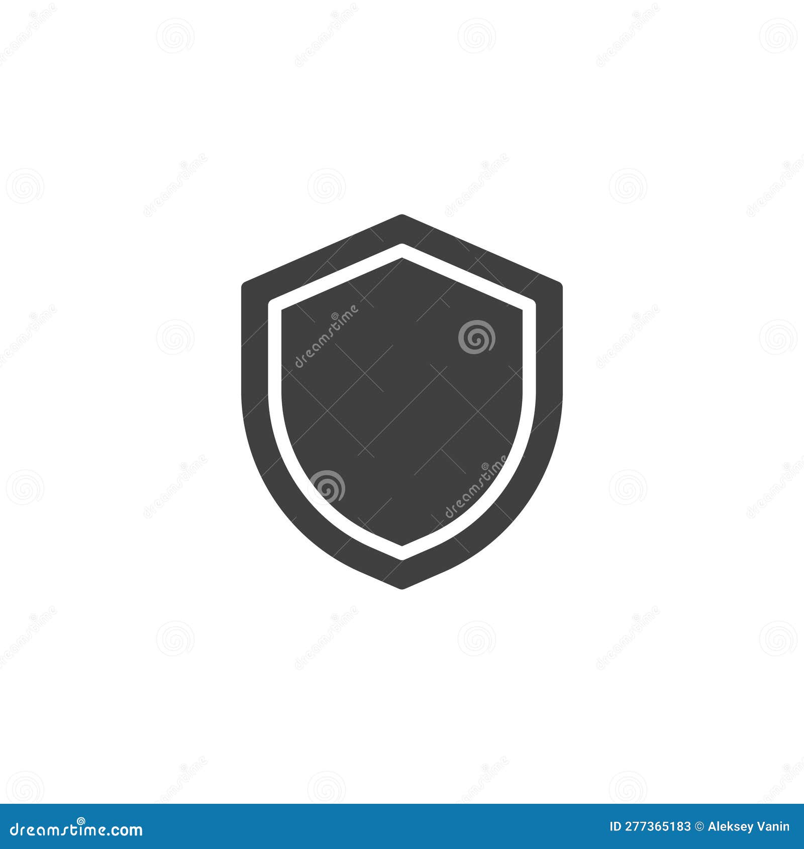 Security Shield Vector Icon Stock Illustration - Illustration of flat ...