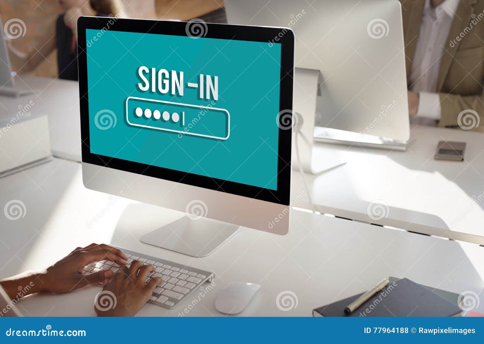 Security Sign Log in Up Password Secret Concept Stock Photo - Image of ...