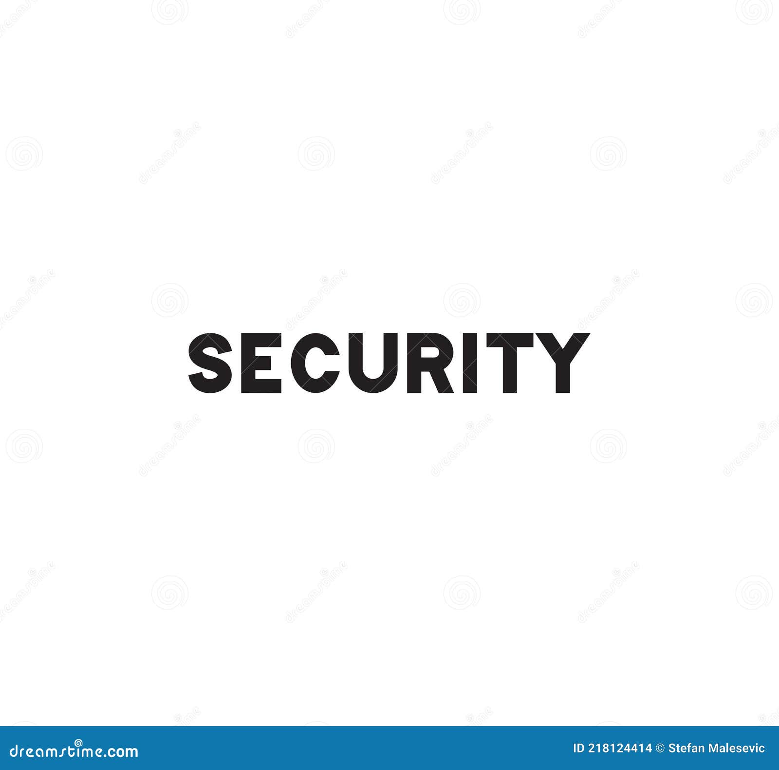 Security sign stock vector. Illustration of black, shield - 218124414