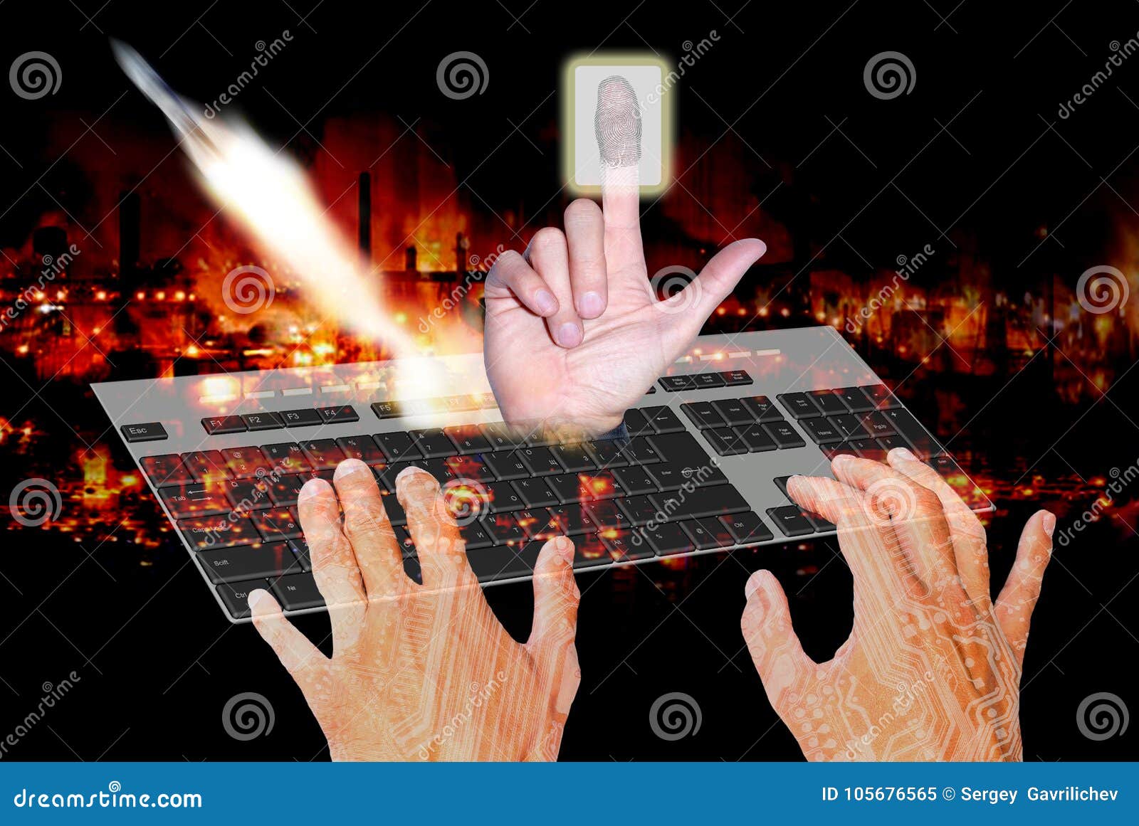 Security Space Technology Concept Stock Image - Image of internet ...