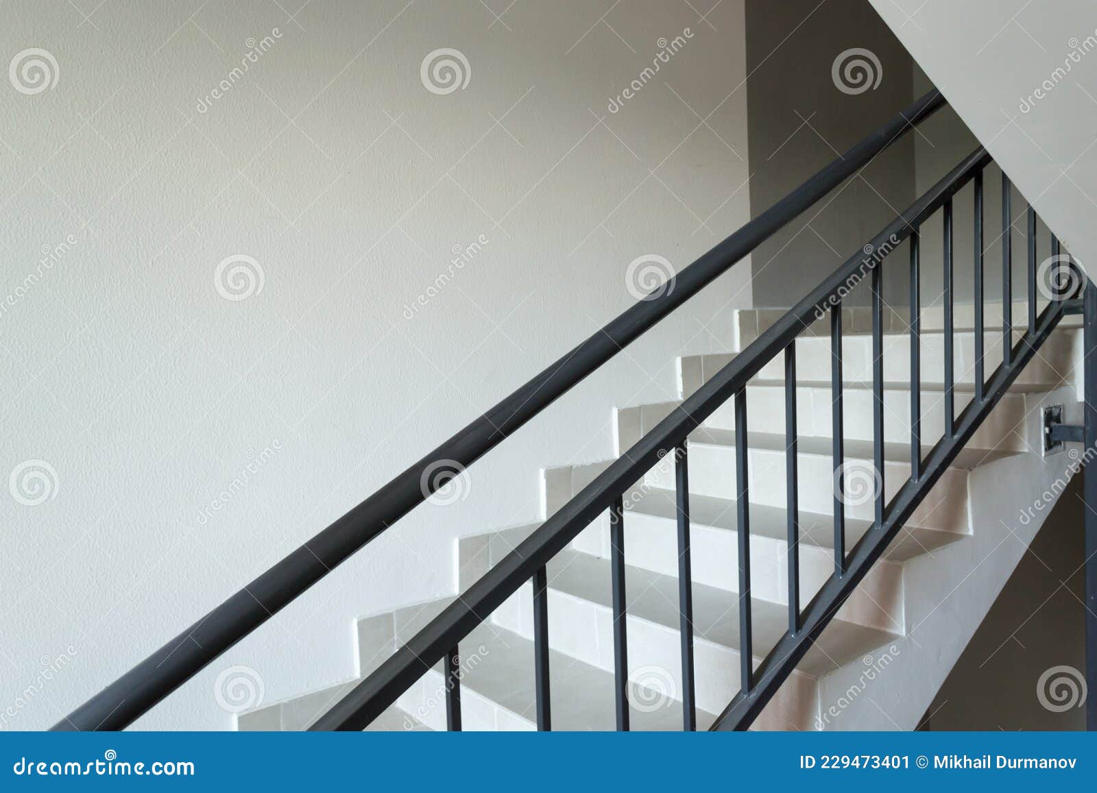 Security Stairs in a Building. Safety Concept Stock Image - Image of ...