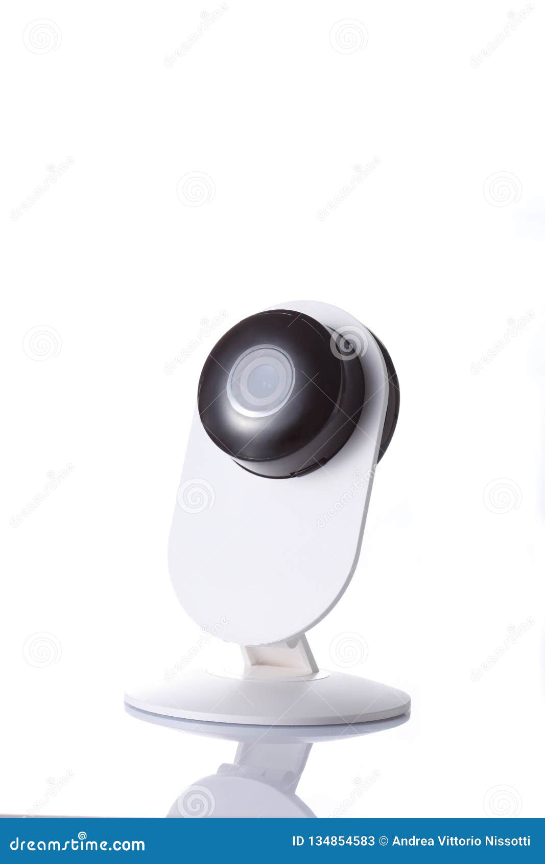Security Surveillance Camera Isolated on White Background with Copy ...