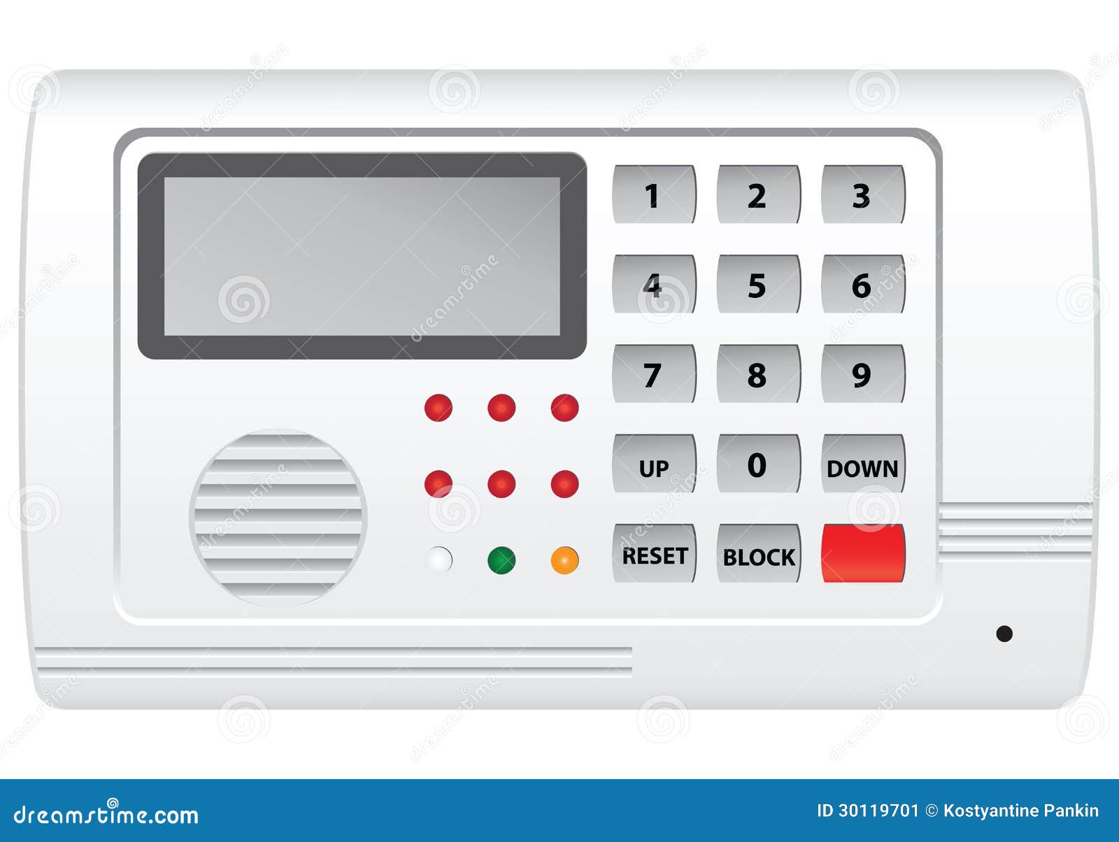 Home Security System stock vector. Illustration of design - 30119701