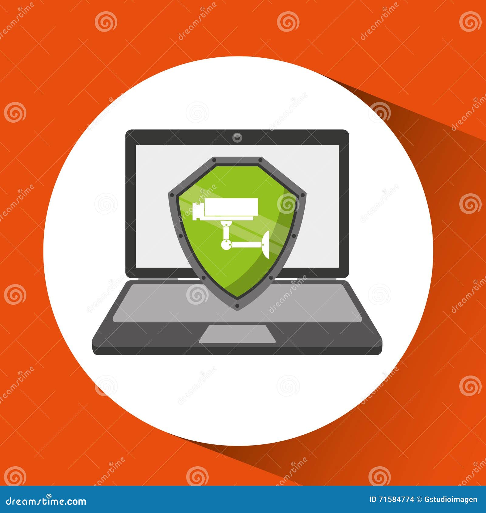 Security system design stock illustration. Illustration of alarm - 71584774