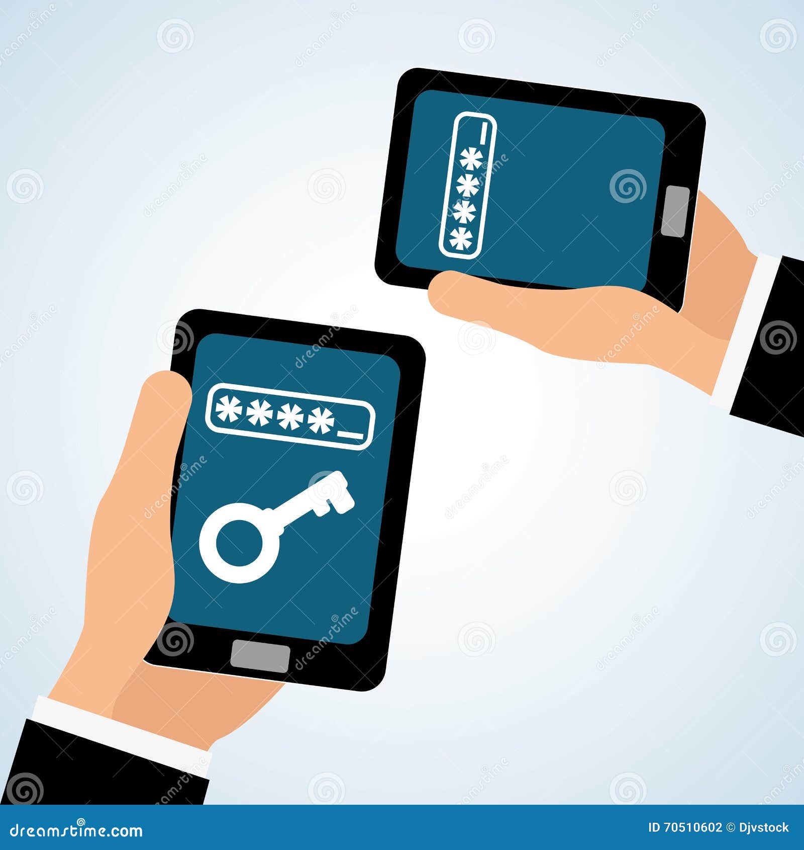 Security System Design, Warning and Technology Concept Stock Vector ...