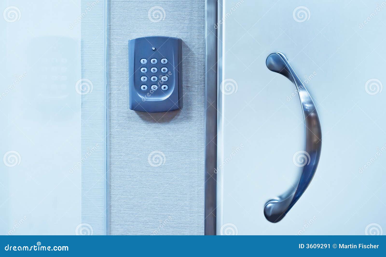 Security system on door stock image. Image of security - 3609291