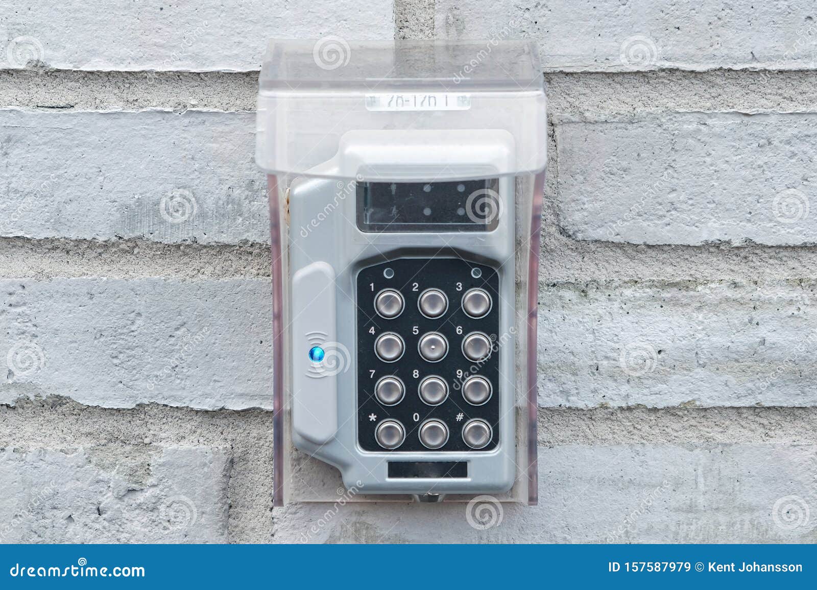 Security System Keypad - Landscape Stock Image - Image of digit ...