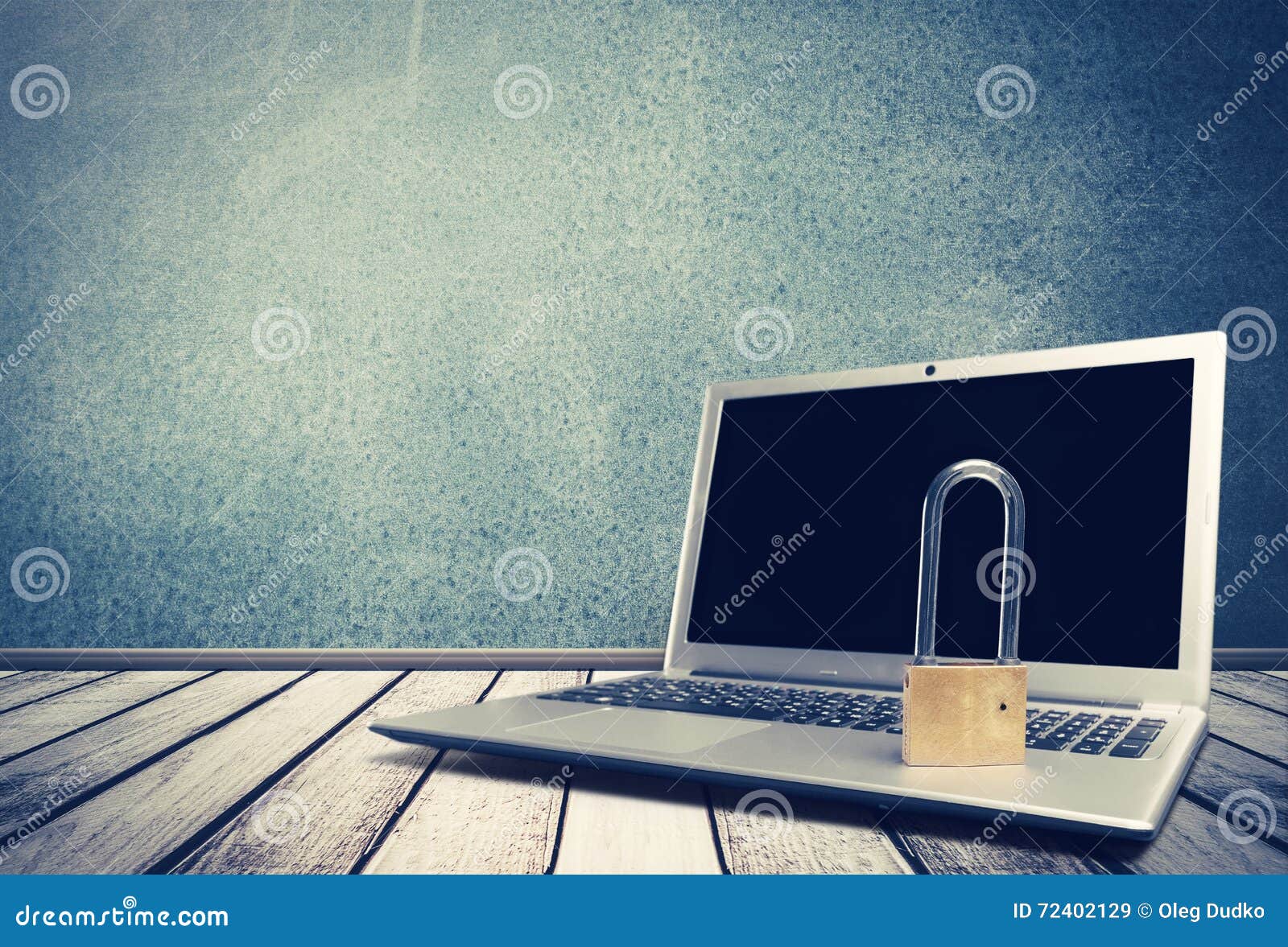 Lock On Laptop Keyboard Stock Image | CartoonDealer.com #10212199