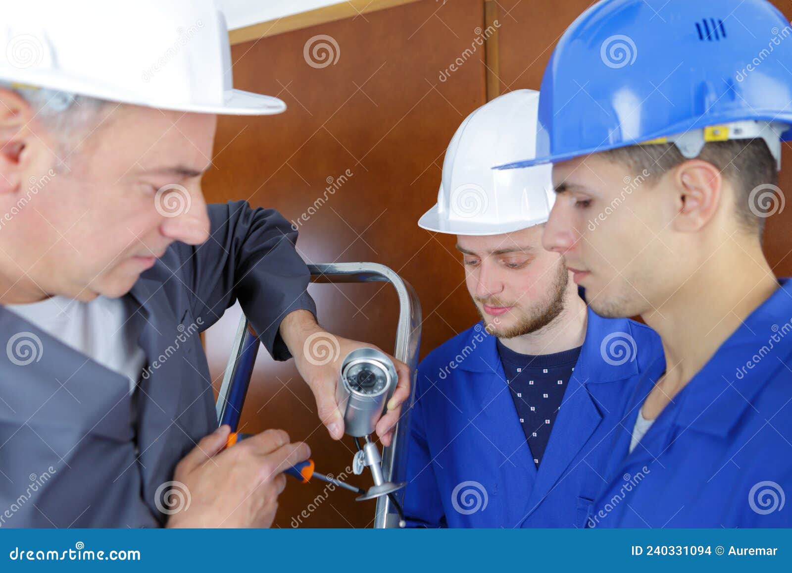 Security System Operators Looking at Cctv Stock Photo - Image of cctv ...