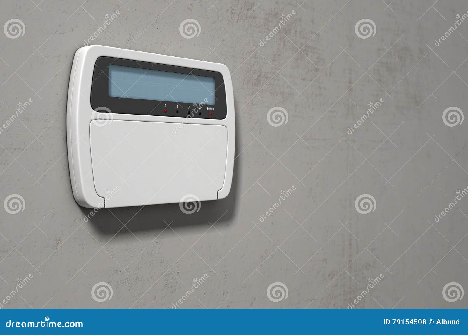 Security System Panel stock illustration. Illustration of digital ...