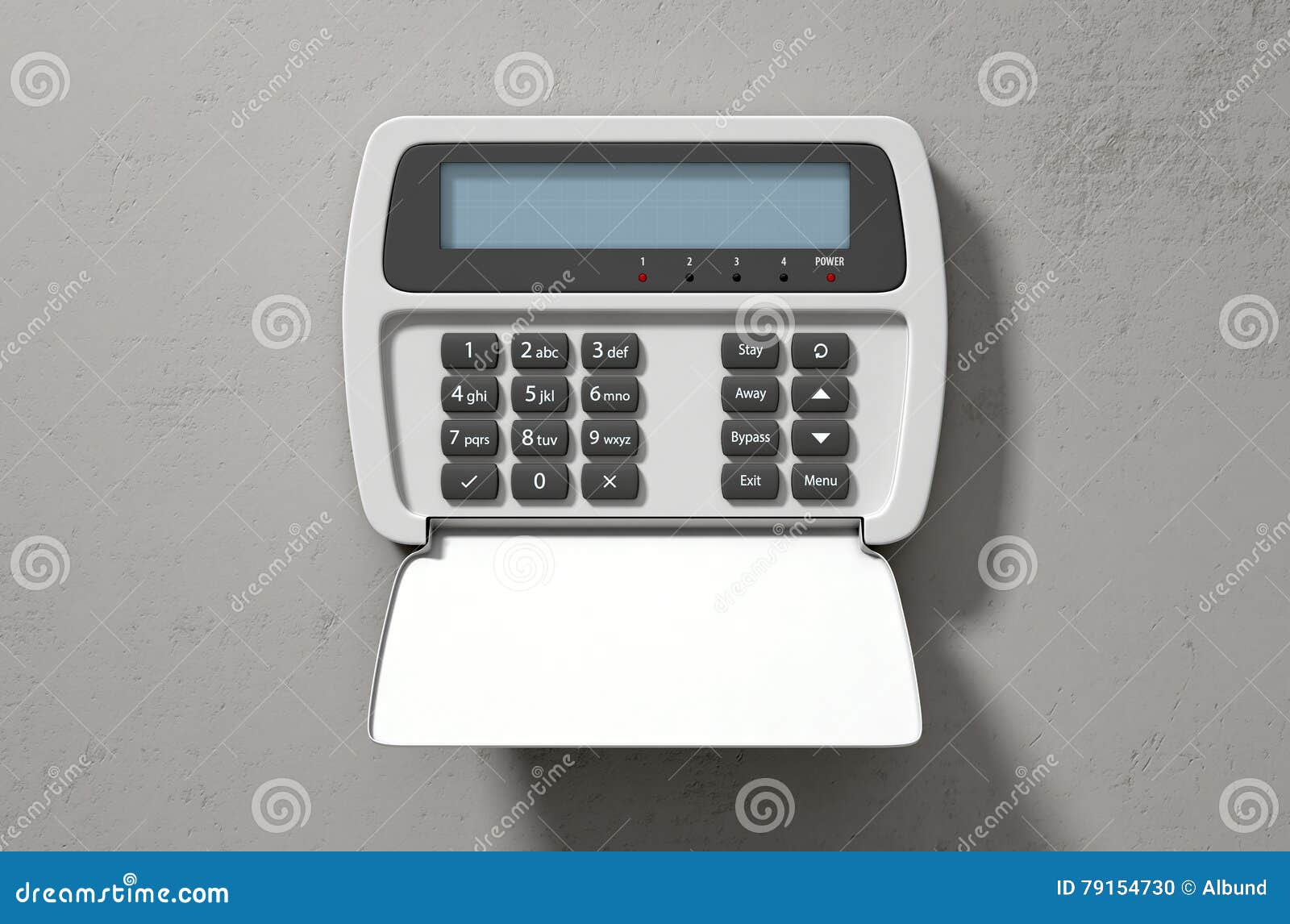 Security System Panel stock illustration. Illustration of modern - 79154730