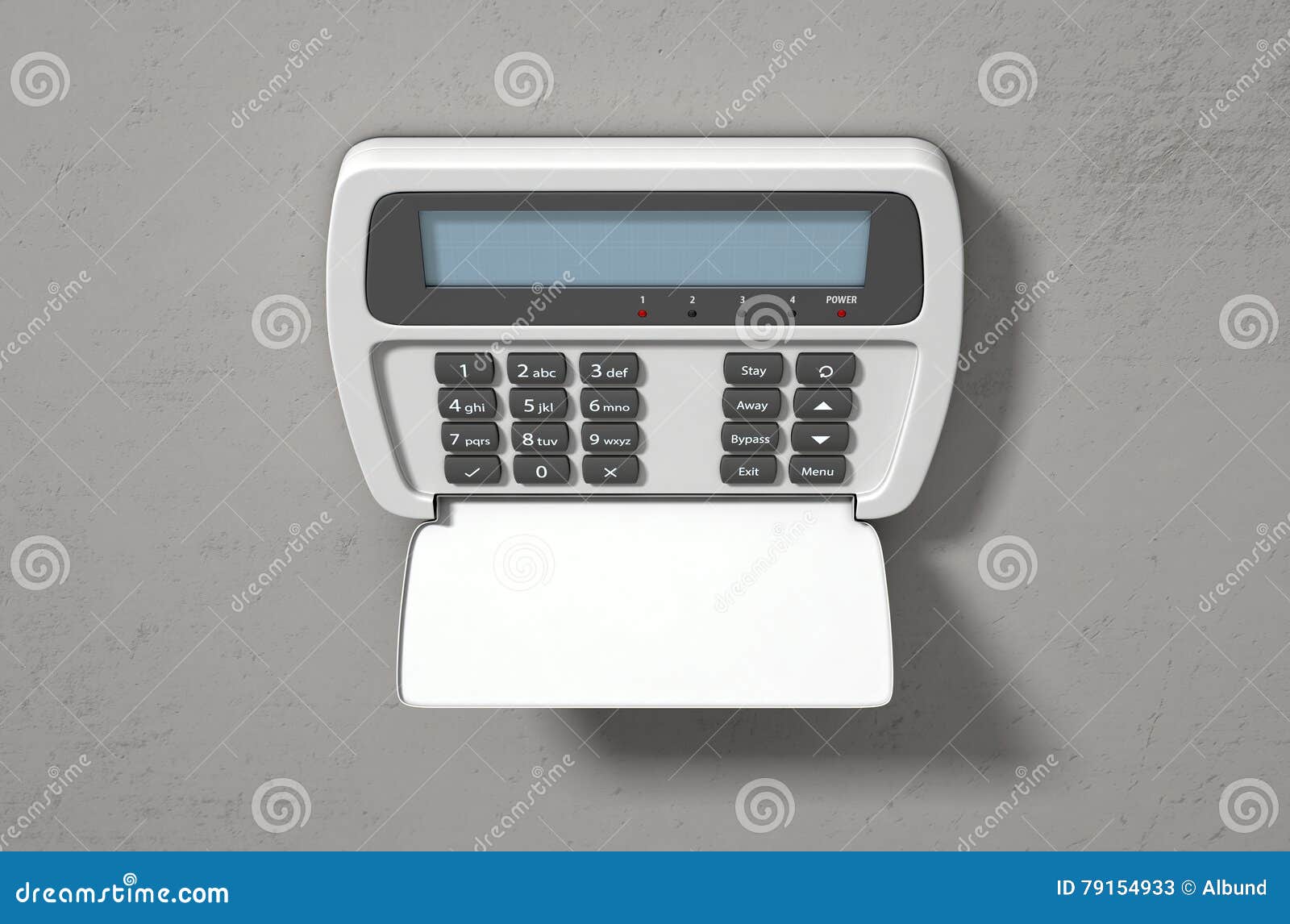 Security System Panel stock illustration. Illustration of control ...