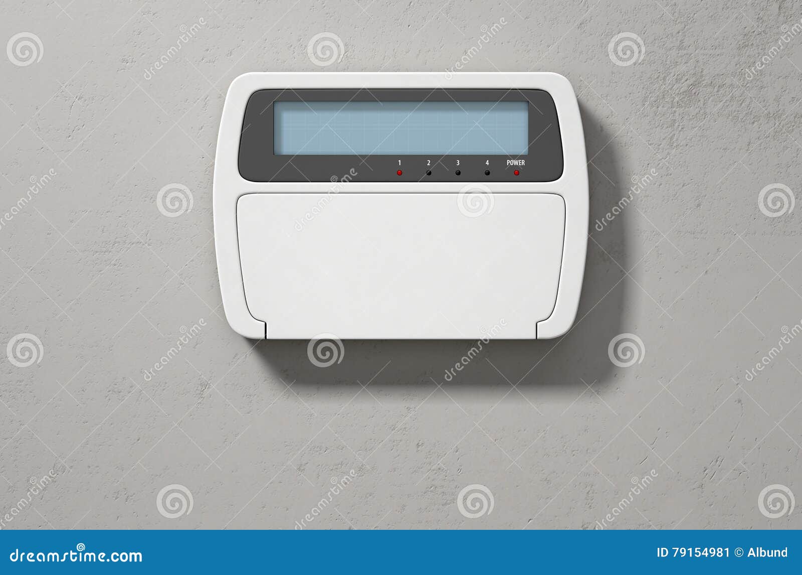 Security System Panel stock illustration. Illustration of entrance ...