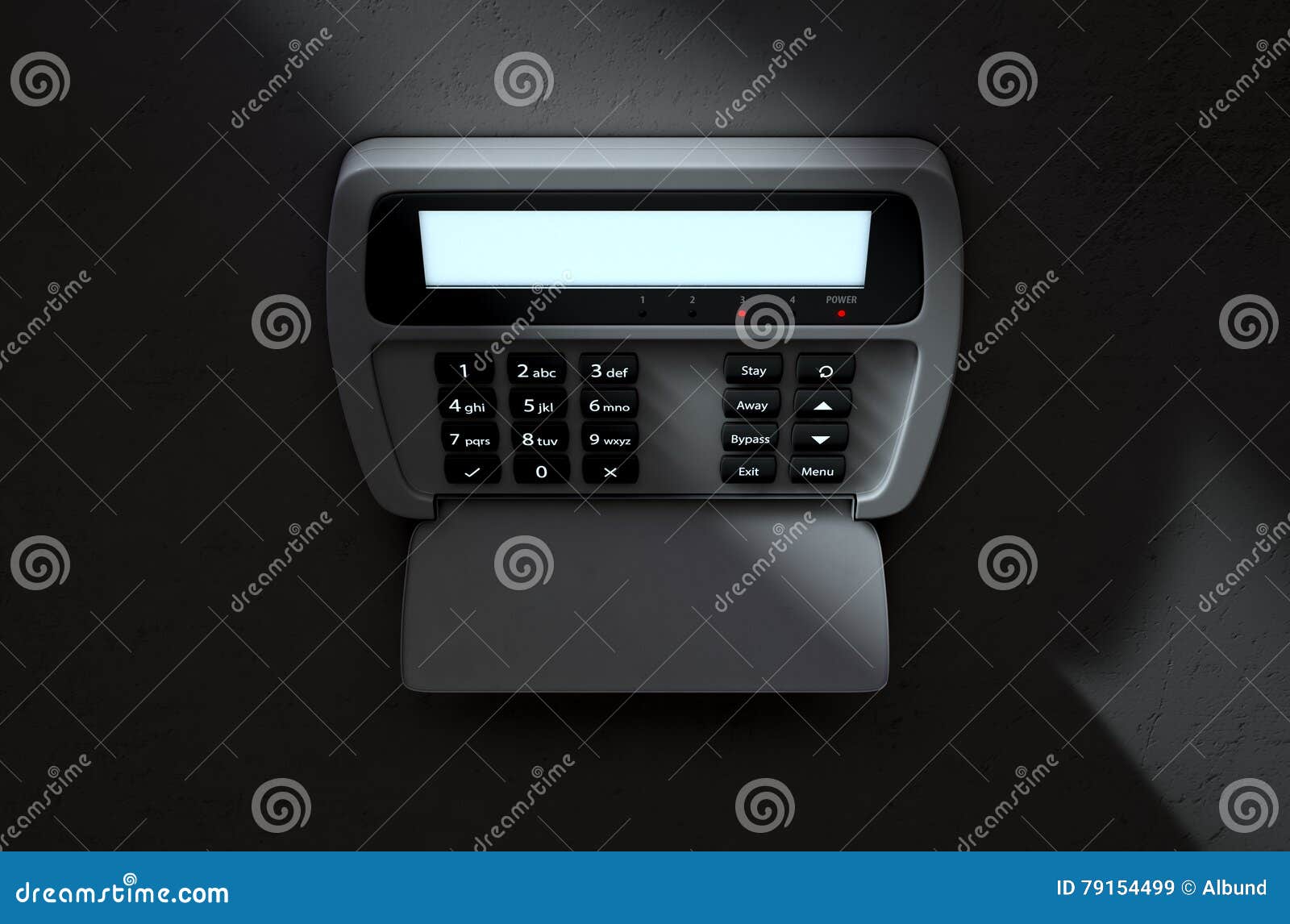 Security System Panel stock illustration. Illustration of modern - 79154499