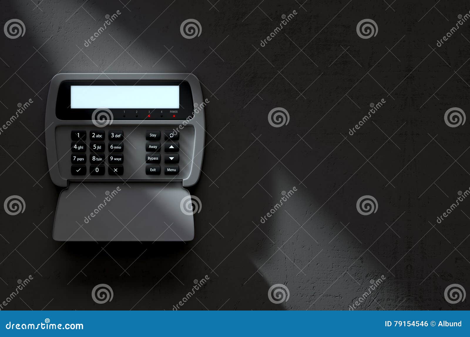 Security System Panel stock illustration. Illustration of modern - 79154546