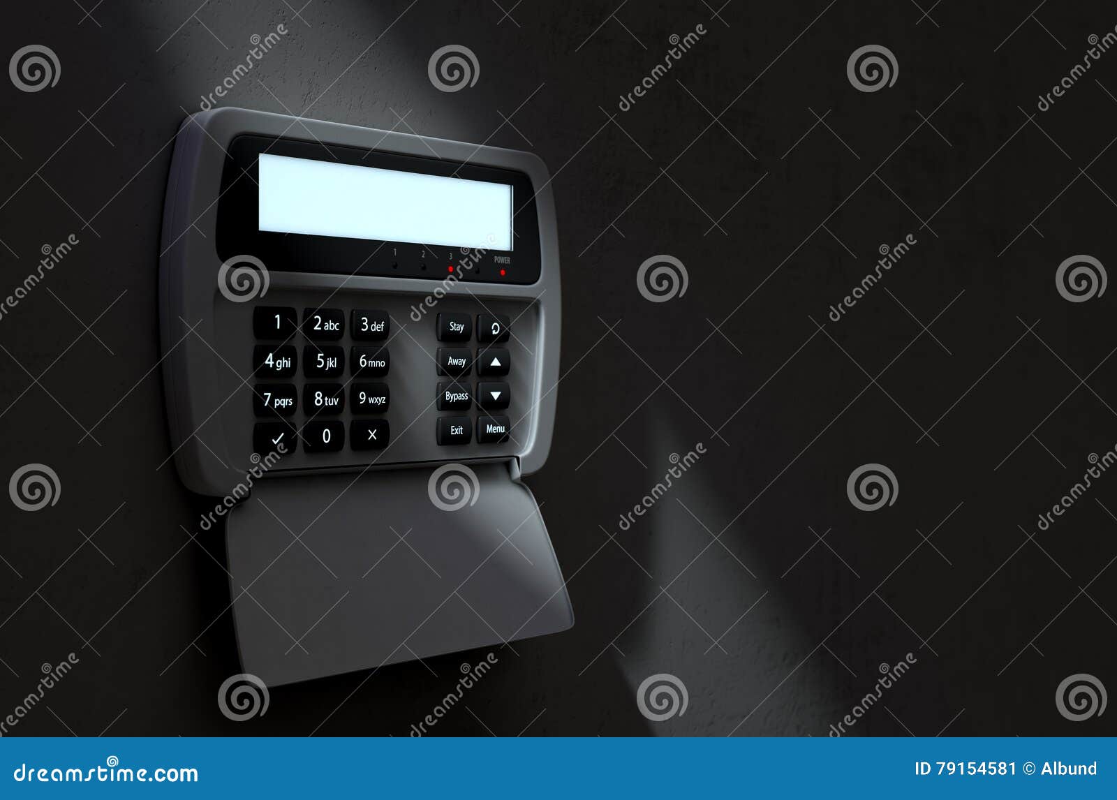 Security System Panel stock illustration. Illustration of home - 79154581