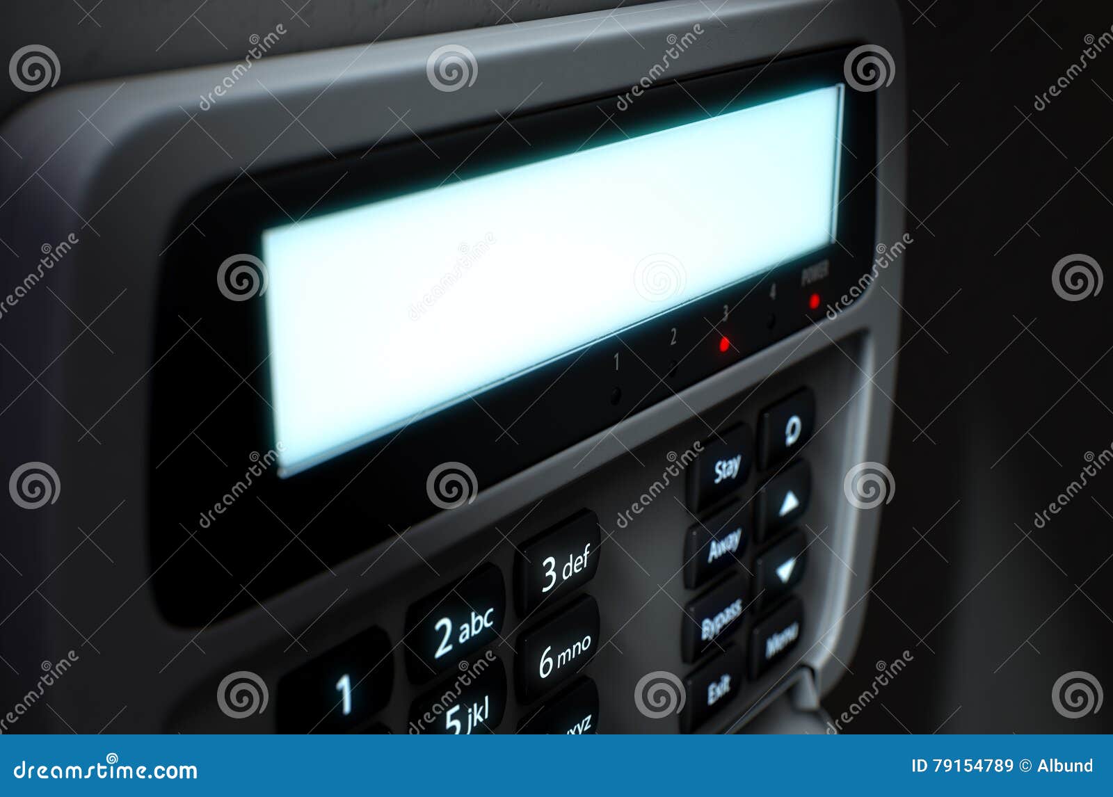 Security System Panel stock illustration. Illustration of number - 79154789
