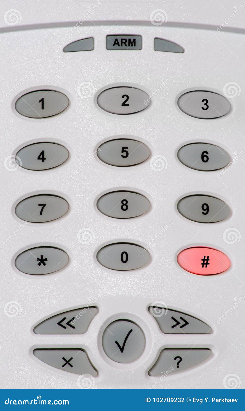 The security system panel stock photo. Image of access - 102709232