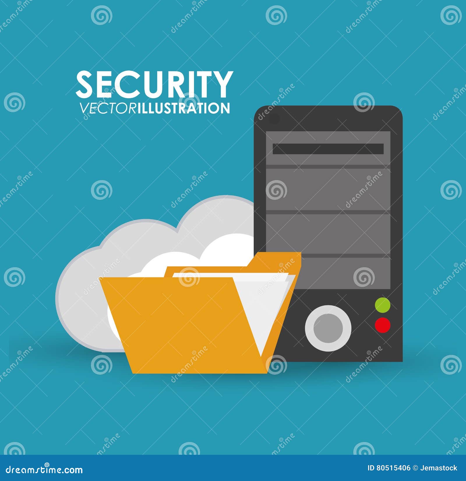 Security System and Protection Design Stock Vector - Illustration of ...