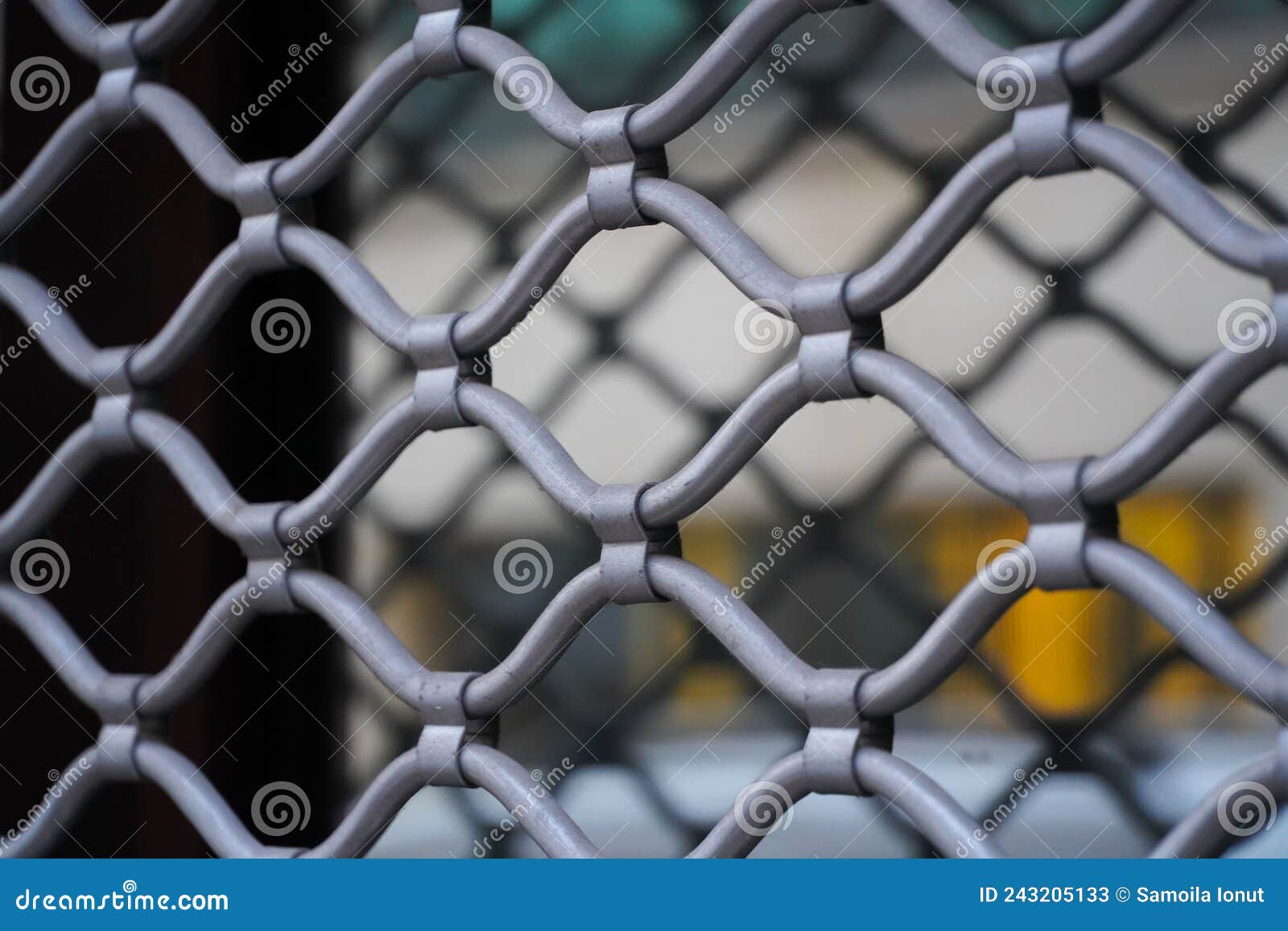 Security System at a Store. Outdoor Photography. Texture. Stock Image ...