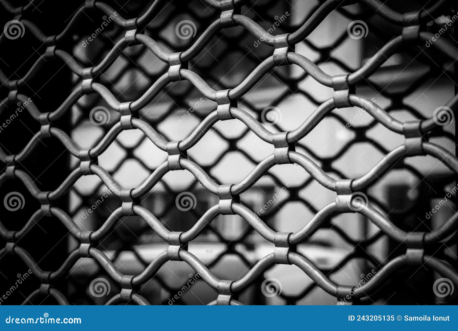 Security System at a Store. Outdoor Photography. Texture. Stock Image ...
