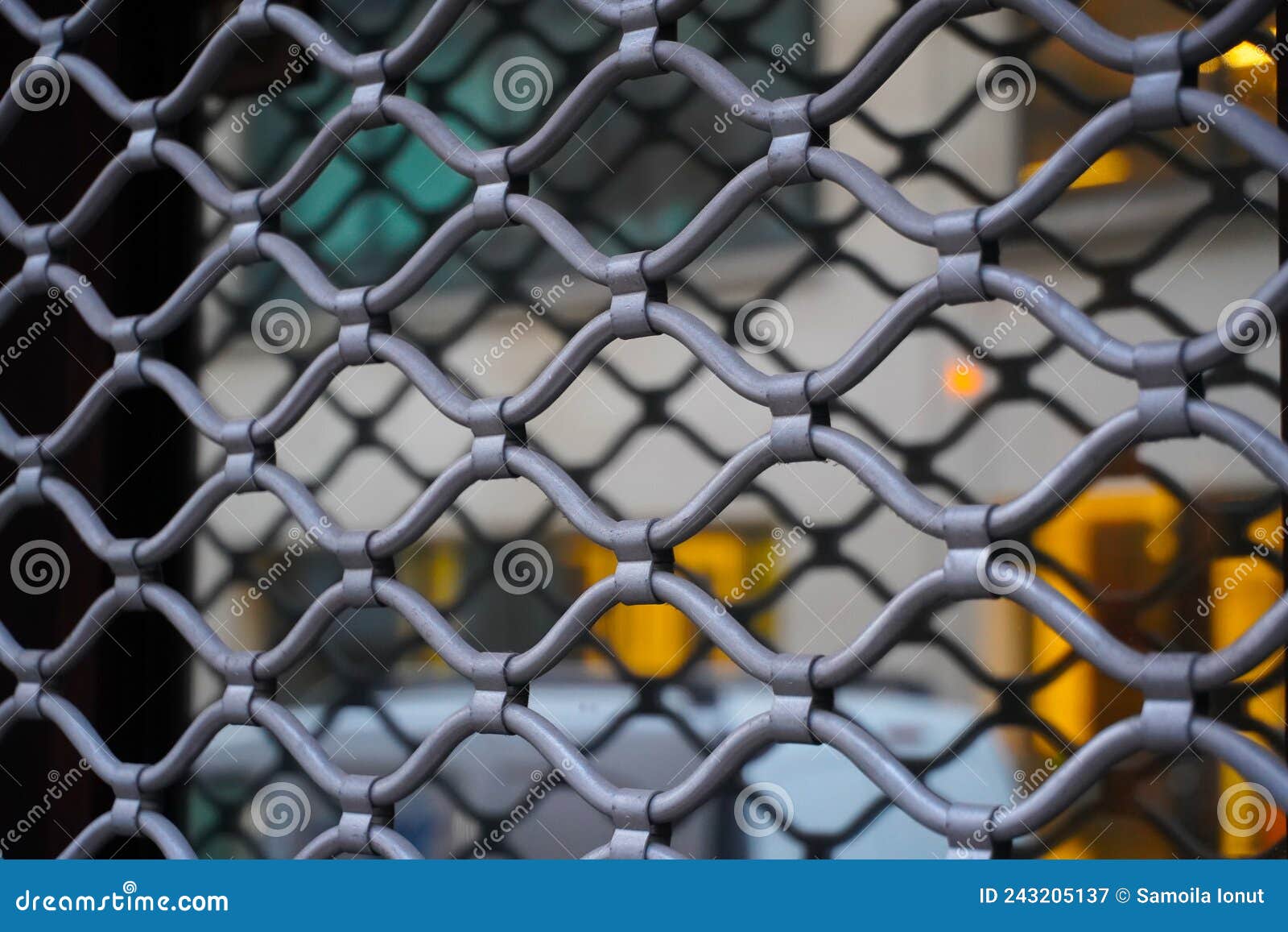 Security System at a Store. Outdoor Photography. Texture. Stock Image ...