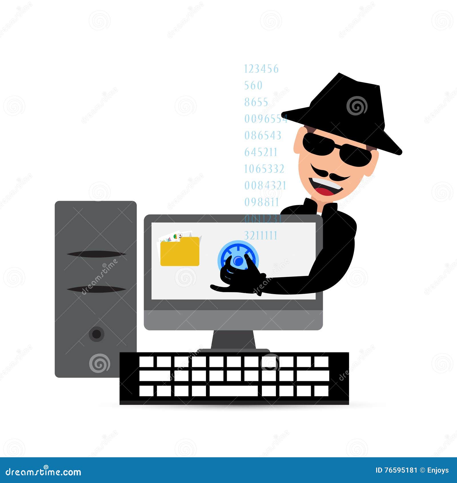 Security System and Technologies Graphic Design, Illustration Eps10 ...
